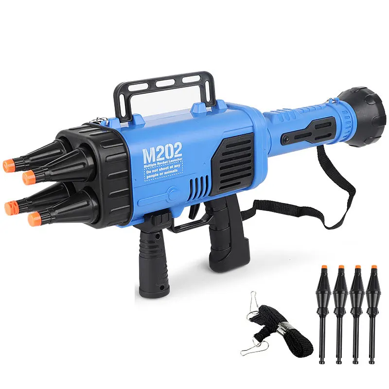 New-M202-Rocket-Launcher-Toy-Gun-Blaster-Soft-Bullet-Manual-Gun ...