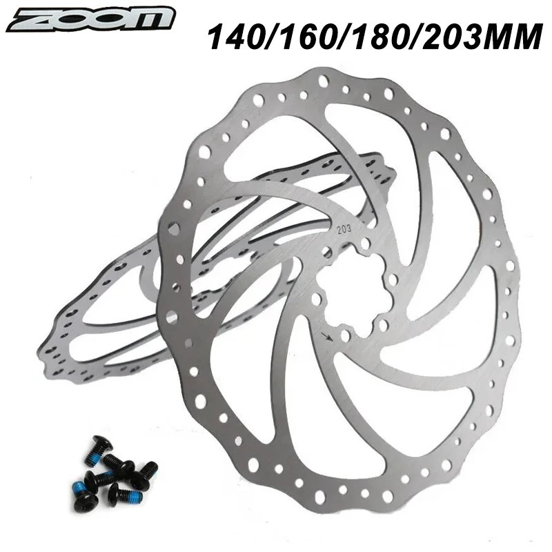 ZOOM-Brake-Rotor-140mm-160mm-180mm-203mm-MTB-Brake-Disk-6-Bolts-Bike ...