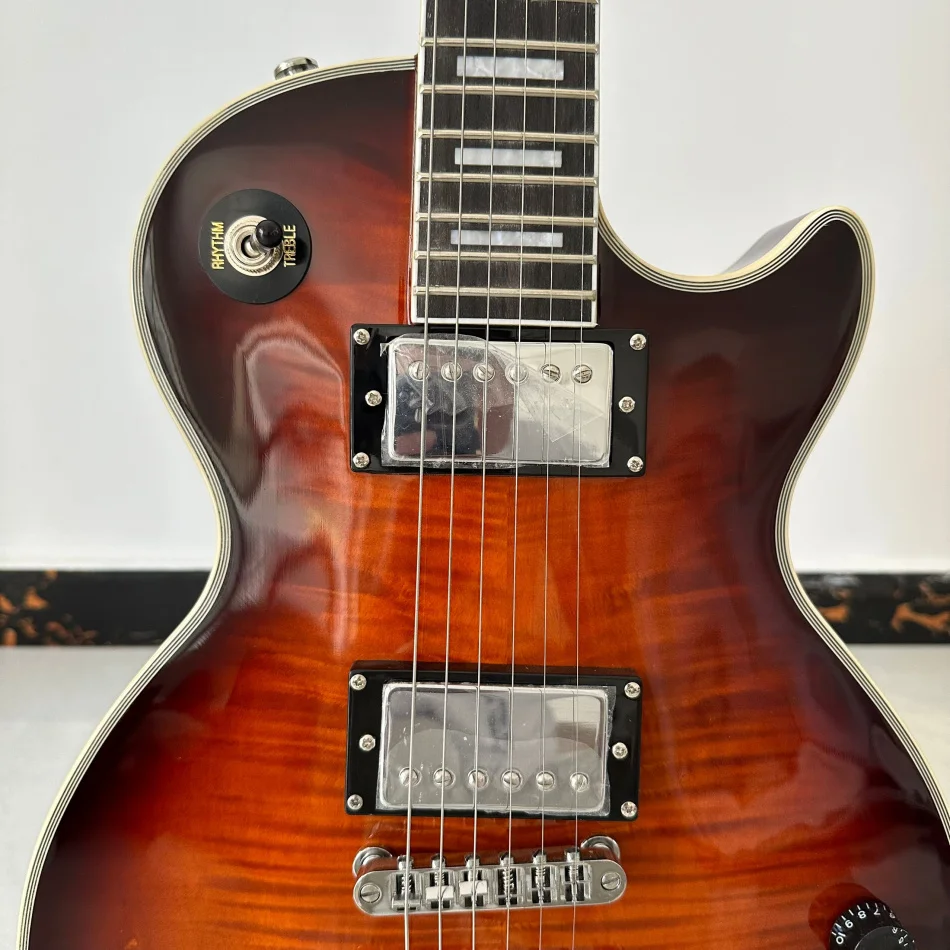 Custom-Shop-Made-in-China-LP-Custom-High-Quality-Electric-Guitar-Chrome ...