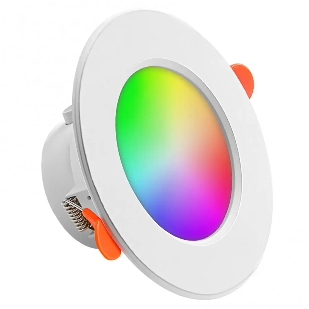 Aubess Compatible Colorful Spot LED Ceiling Lamp Recessed Round Light ...