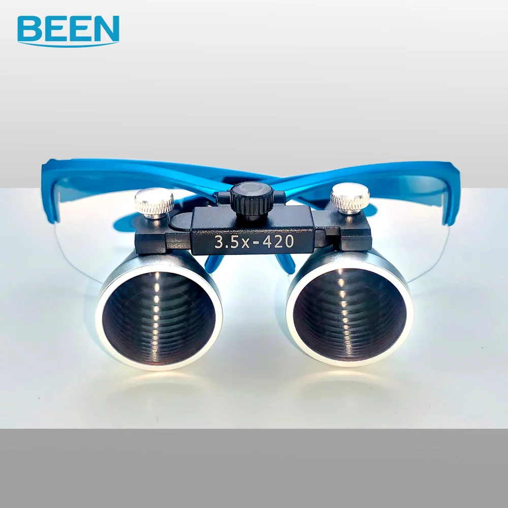 Dental Loupes 3.5x2.5x 320-420mm Goggles Lab Medical Magnifier Dentists ...