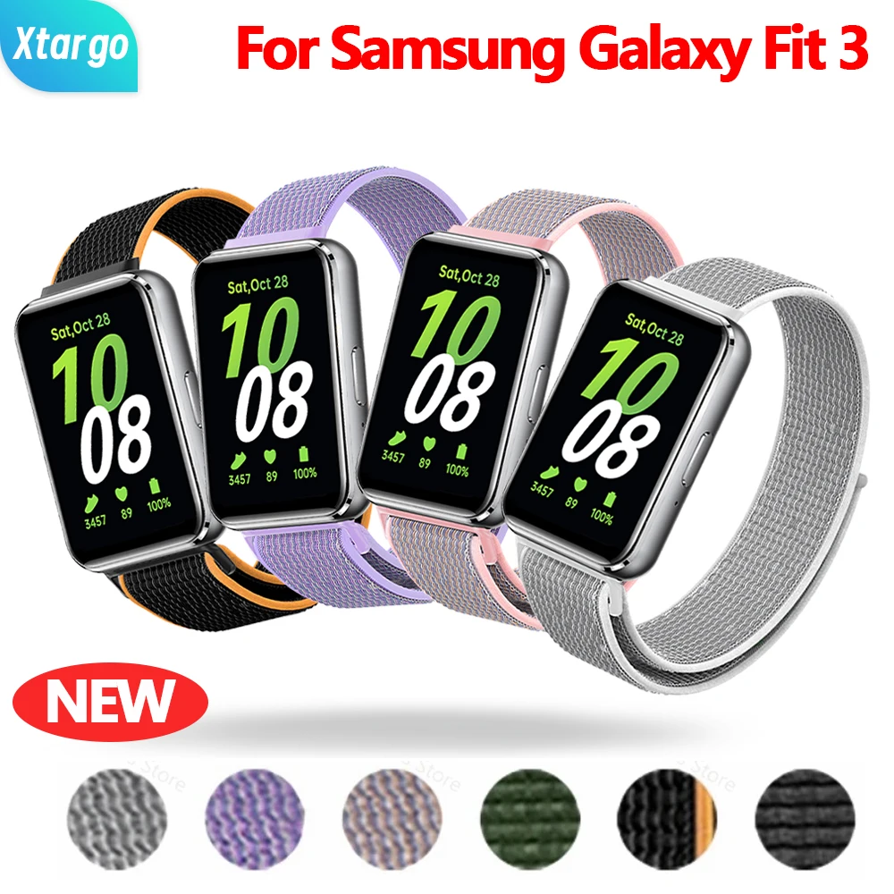 Nylon-Loop-Strap-for-Samsung-Galaxy-Fit-3-Smart-Bracelet-Wristband ...