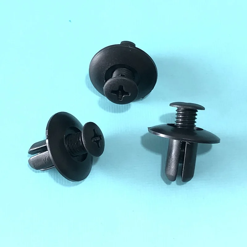 50/100pcs 8mm Car Clips Universal Purpose Plastic Expansion Rivets Car ...
