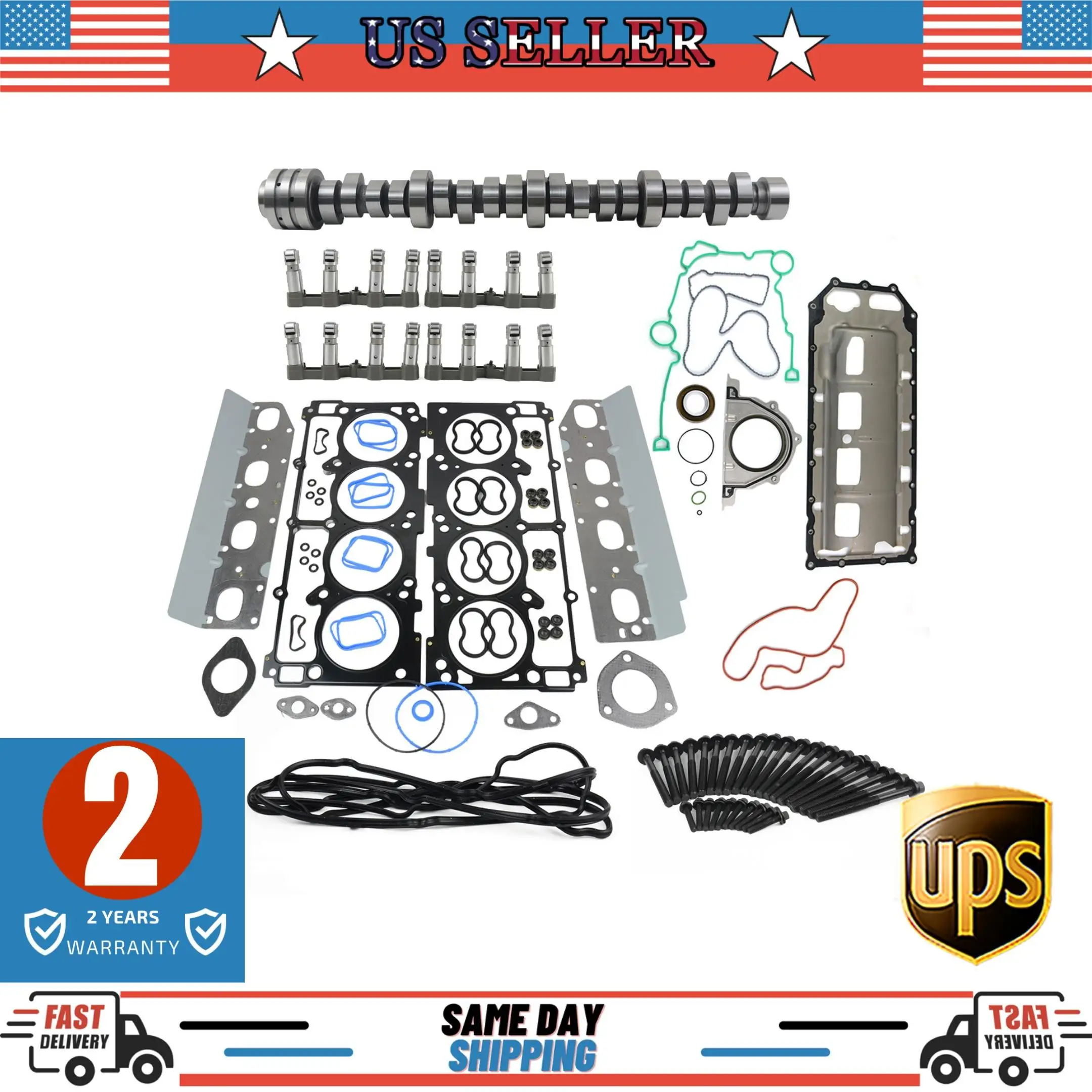 AP01 Camshaft MDS Lifter Gaskets Kit For Ram 1500 5.7L V8 Hemi Pickup ...