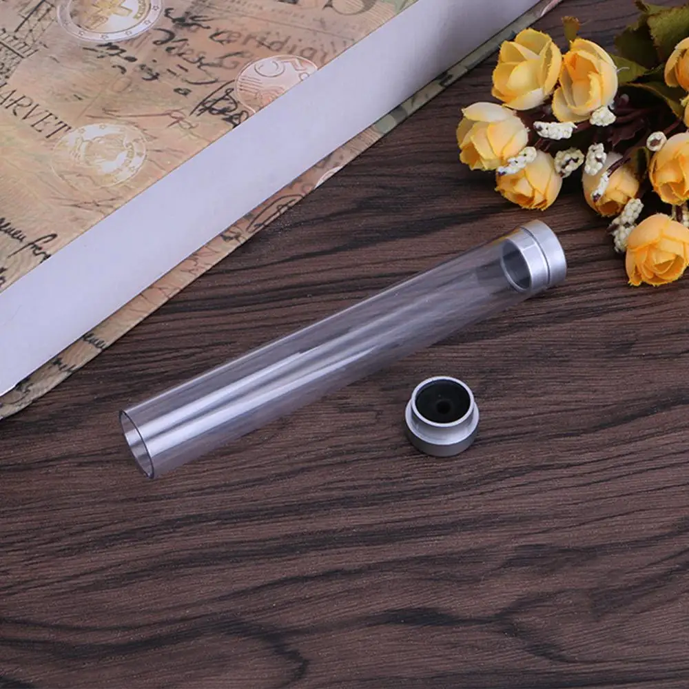 1pc-Plastic-Transparent-Acrylic-Cylinder-Tube-Pencil-Cases-Gift-Boxes ...