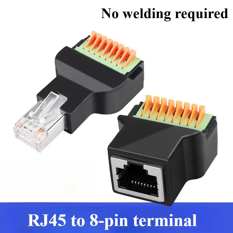 1pcs RJ45 Panel Mount Connector Adapter Toolless Free Tool Reusable ...