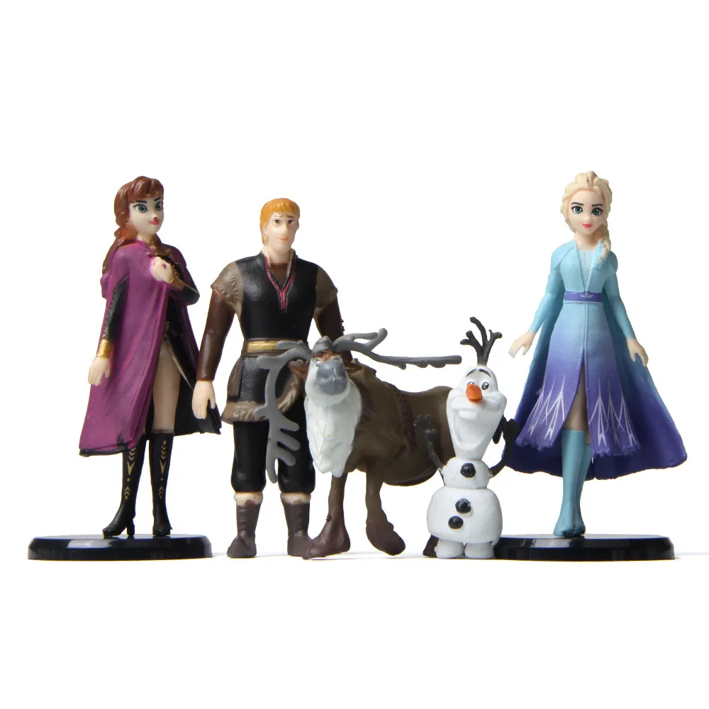 5Pcs-Disney-Frozen-Figure-Princess-Elsa-Anna-Olaf-Reindeer-Decoration ...