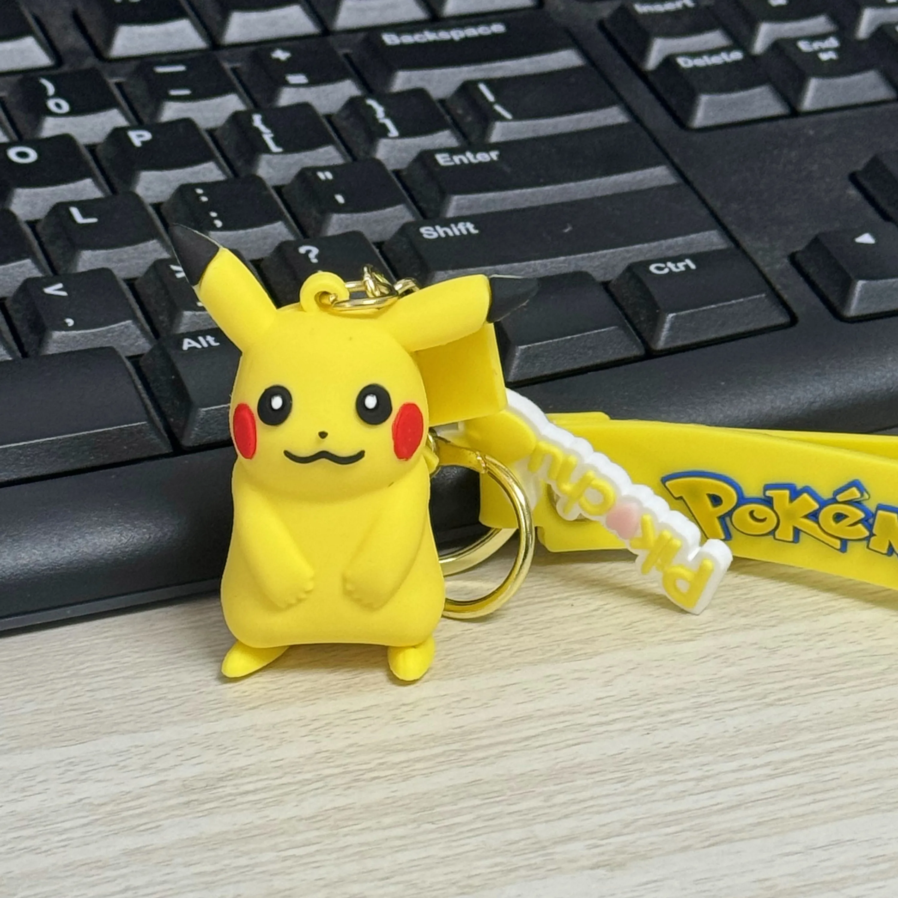 Pokemon-Pikachu-Keychain-batch-Pendant-Pokemon-keyring-Cute-Doll-Bag ...
