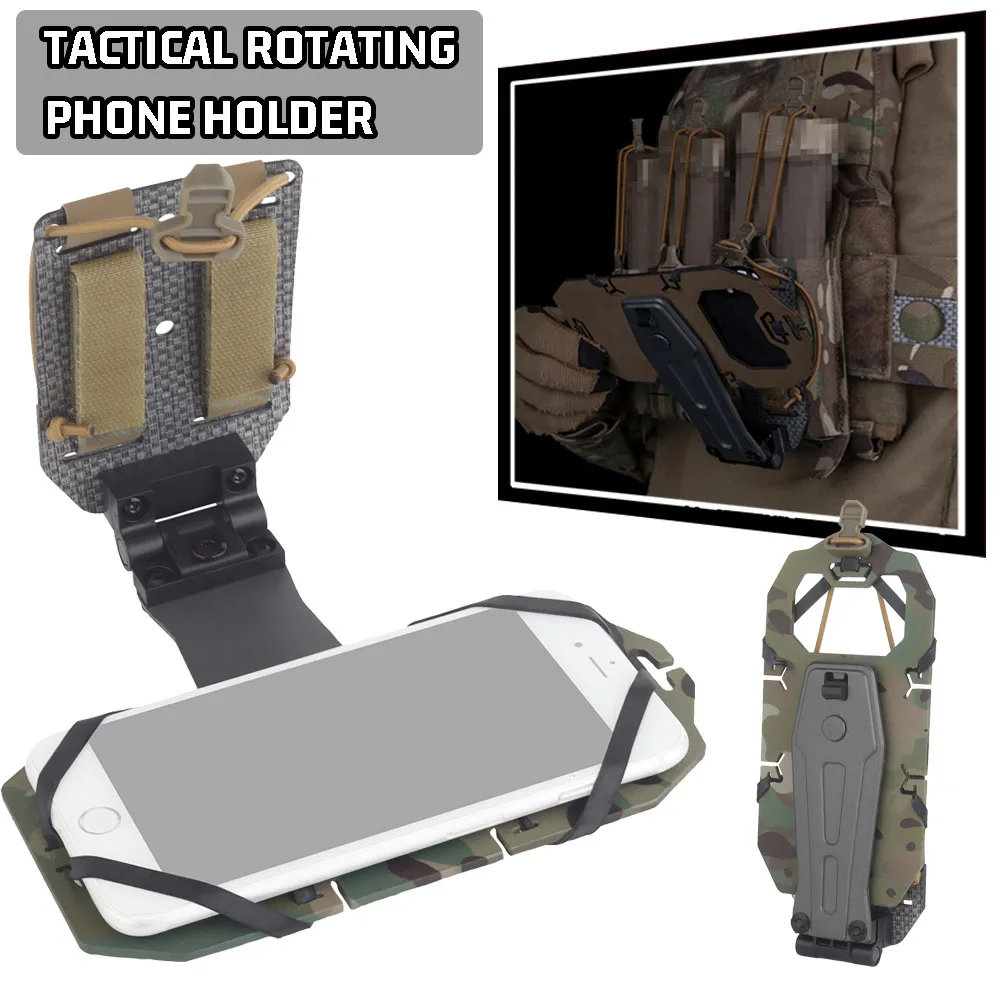 Tactical-MOLLE-Phone-Holder-Airsoft-Hunting-Plate-Carrier-Vest ...