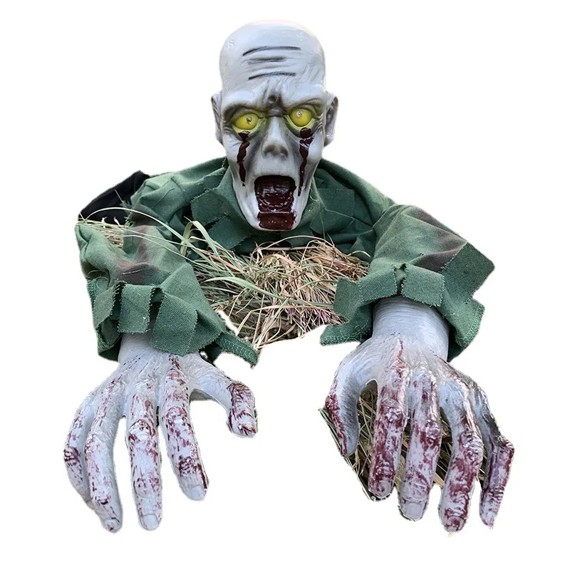 Halloween venue layout props scary electric crawling ghost house KTV ...