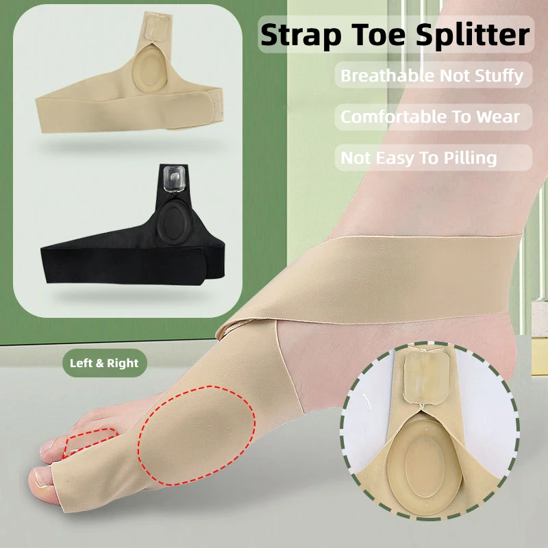1Piece-Silicone-Foot-Bone-Separation-Big-Toe-Splitter-Valgus-Belt ...