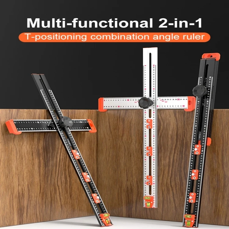 60CM-High-Precision-Angle-Ruler-Woodworking-Scribe-Drawing-Marking ...