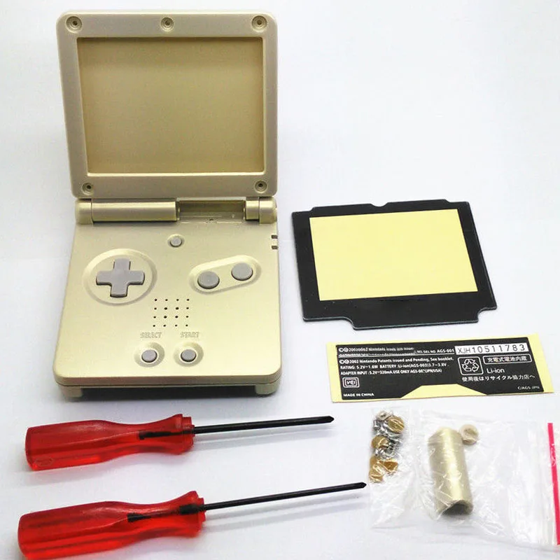 Gold-Shell-Housing-For-Nintendo-Gameboy-Advance-SP-GBA-SP-Console-New.jpg