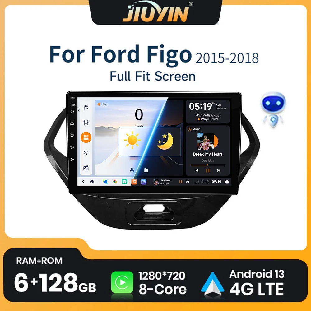 Radio-con-GPS-para-coche-reproductor-Multimedia-con-Android-13-No-2DIN ...