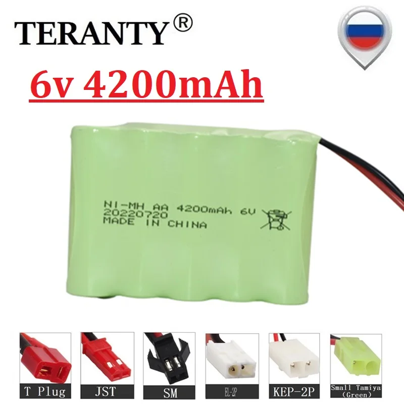 Upgrade-6v-4200mah-NiMH-Battery-For-Rc-Toys-Cars-Tank-Truck-Robots-Guns ...