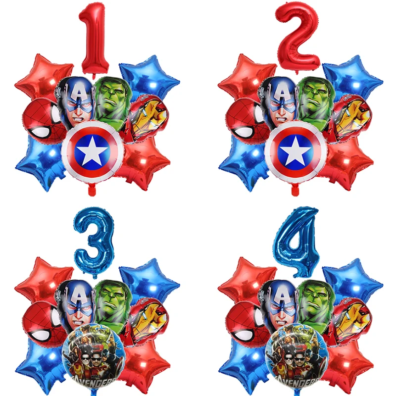 Globo-de-papel-de-aluminio-de-Marvel-Avengers-Alliance-Spider-Man-Hulk ...