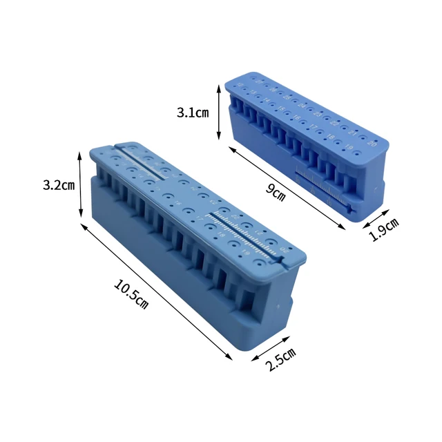 Dental Endo Measuring Block Box Autoclavable Endodontic Block Files ...
