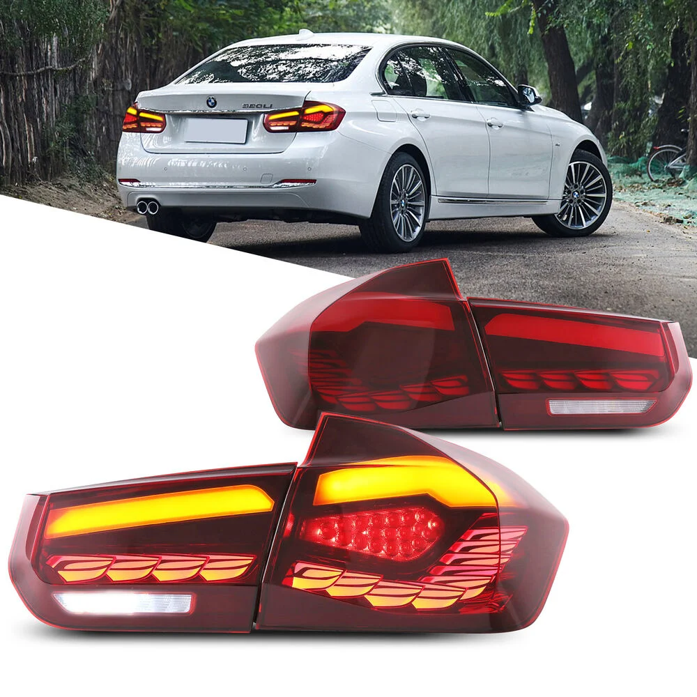 LED Red Tail Lights FOR BWM 3 Series 2012 2018 F30 F80 rear lamp ...