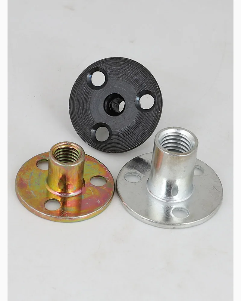 1-5-10Pcs-M6-M8-M10-M12-Iron-Plate-Lock-Nut-For-Wood-Furniture-Splint ...