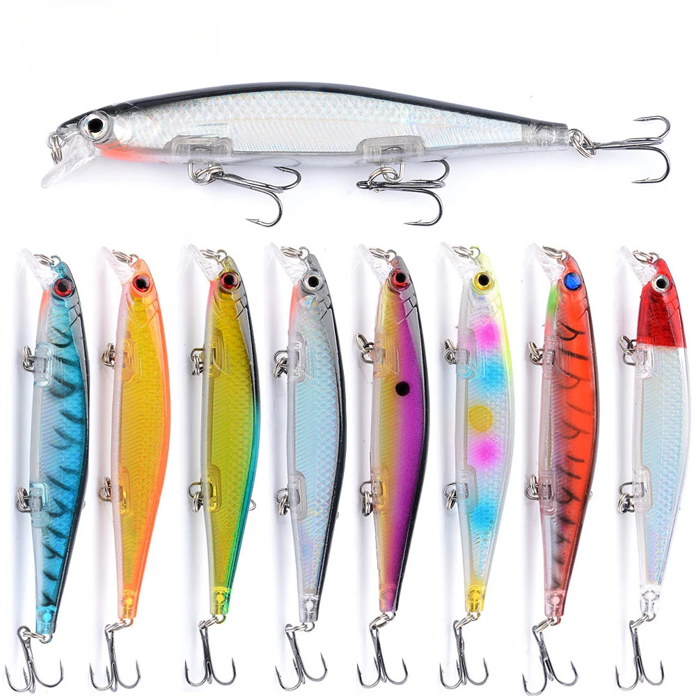 10-Pcs-Slow-Sinking-Lure-Minnow-13-5G-Super-Long-Casting-Noisy-Rattling ...