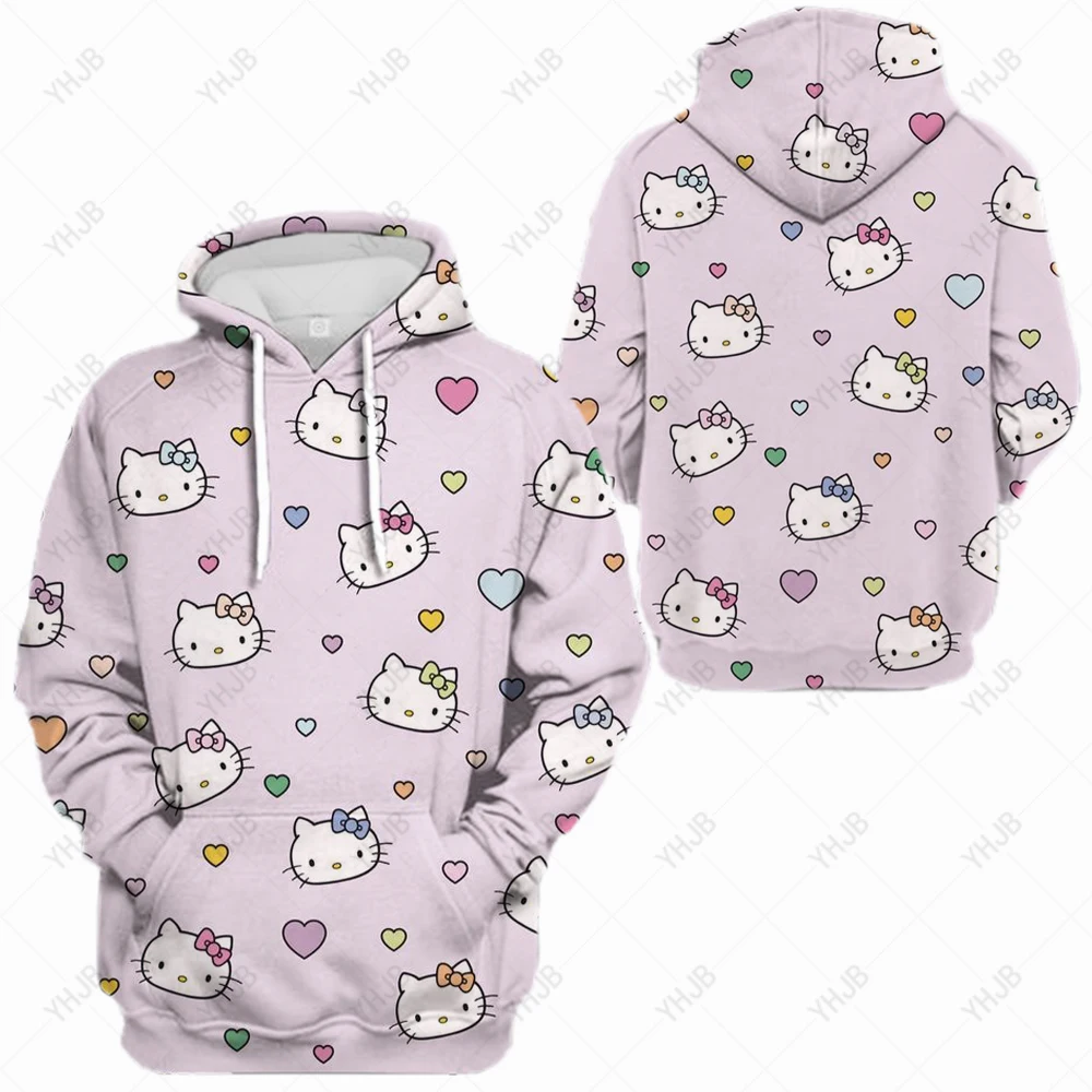 Hello-Kitty-Print-Cartoons-Anime-Women-Hoodie-Oversized-Sweatshirt ...