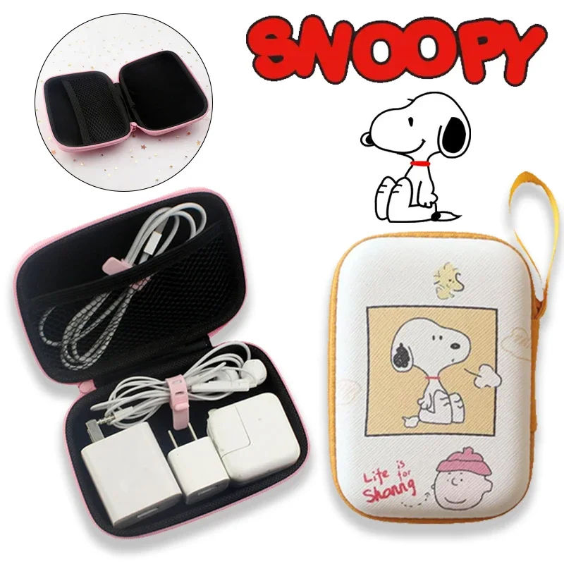 Snoopy-Portable-Data-Cable-Storage-Bag-Cartoon-Travel-Earphone-Wire ...