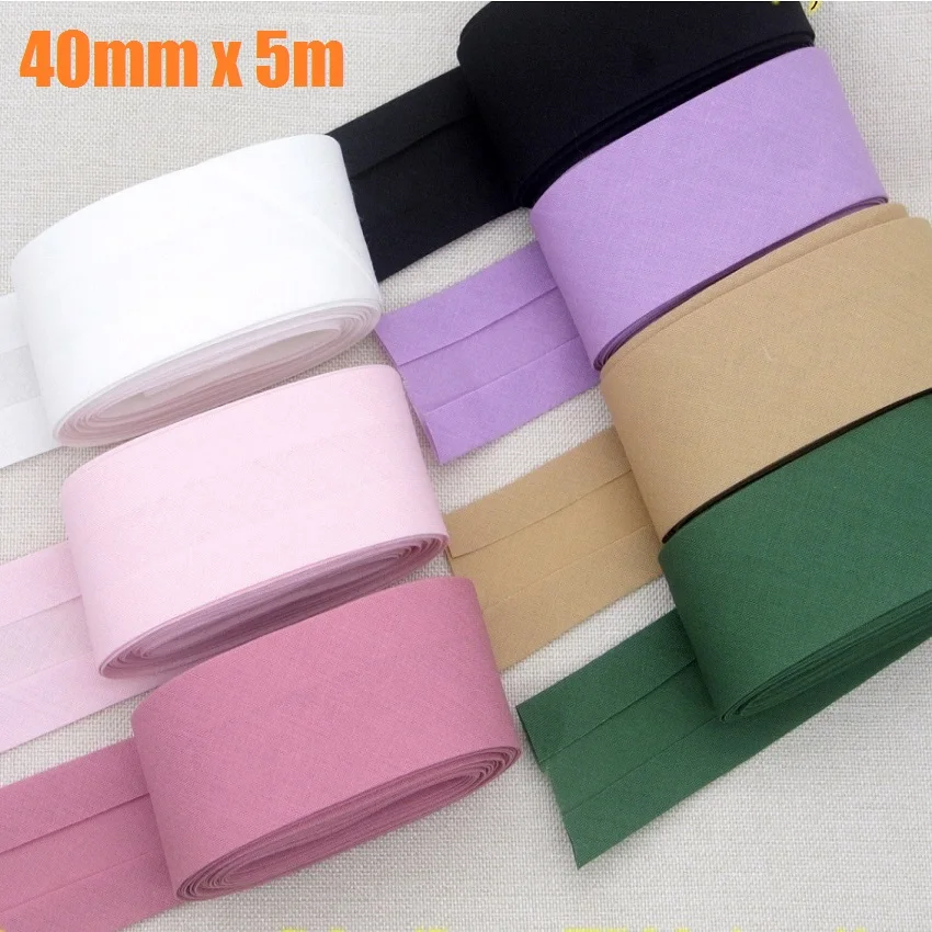 Wide-Fold-Binding-Tape-Cotton-Bias-Tape-DIY-Handmade-Sewing-Material ...