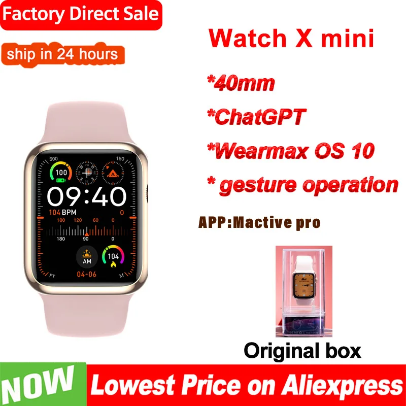 Microwear-reloj-inteligente-X-Mini-para-hombre-y-mujer-pulsera-con ...