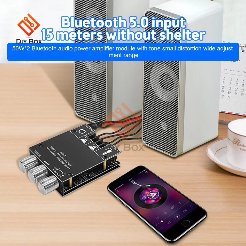 502MT-2-50W-Bluetooth-5-0-Subwoofer-Amplifier-Board-High-Power-Audio ...