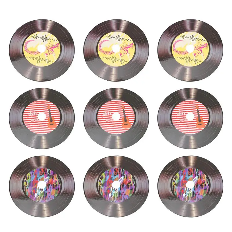 9Pcs Records Decorative Vinyl Records Decorations Vinyl Records for ...