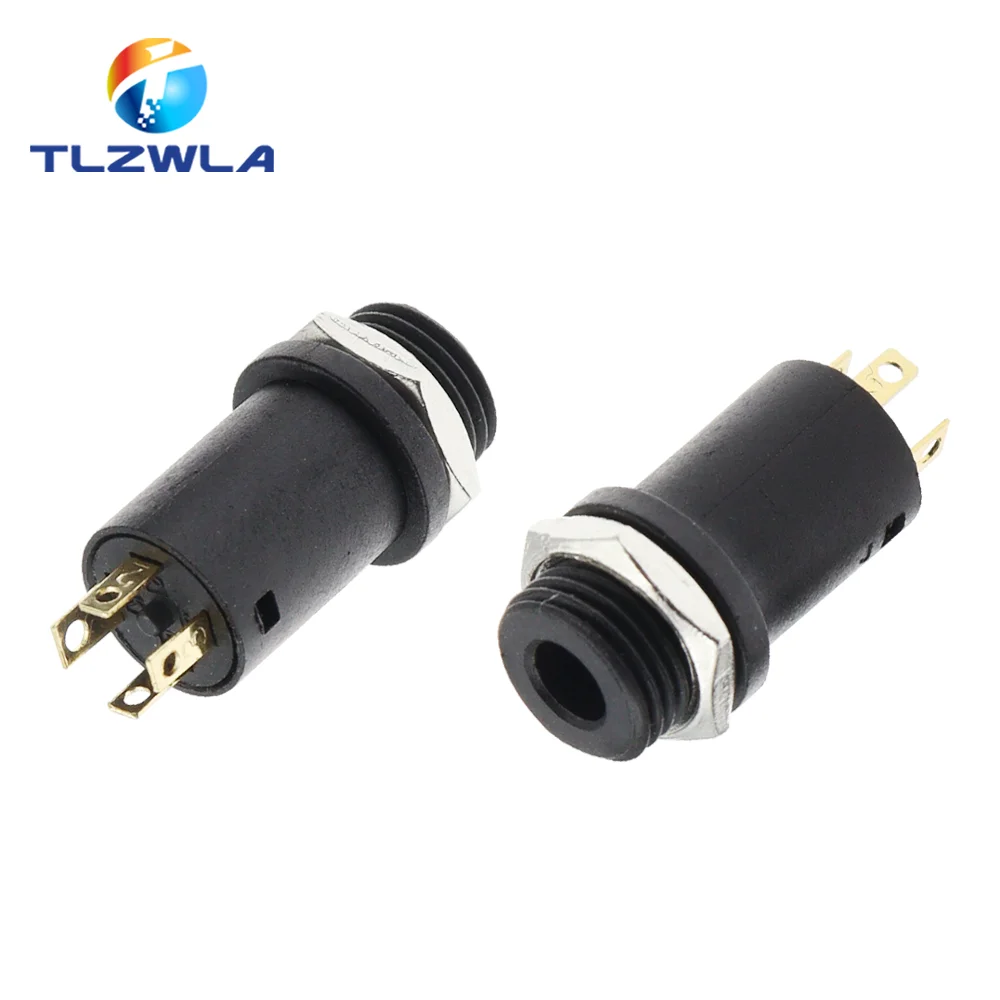 5PCS-3-5mm-4-Channel-Female-Headphone-Stereo-Jack-Panel-Mount-Connector ...