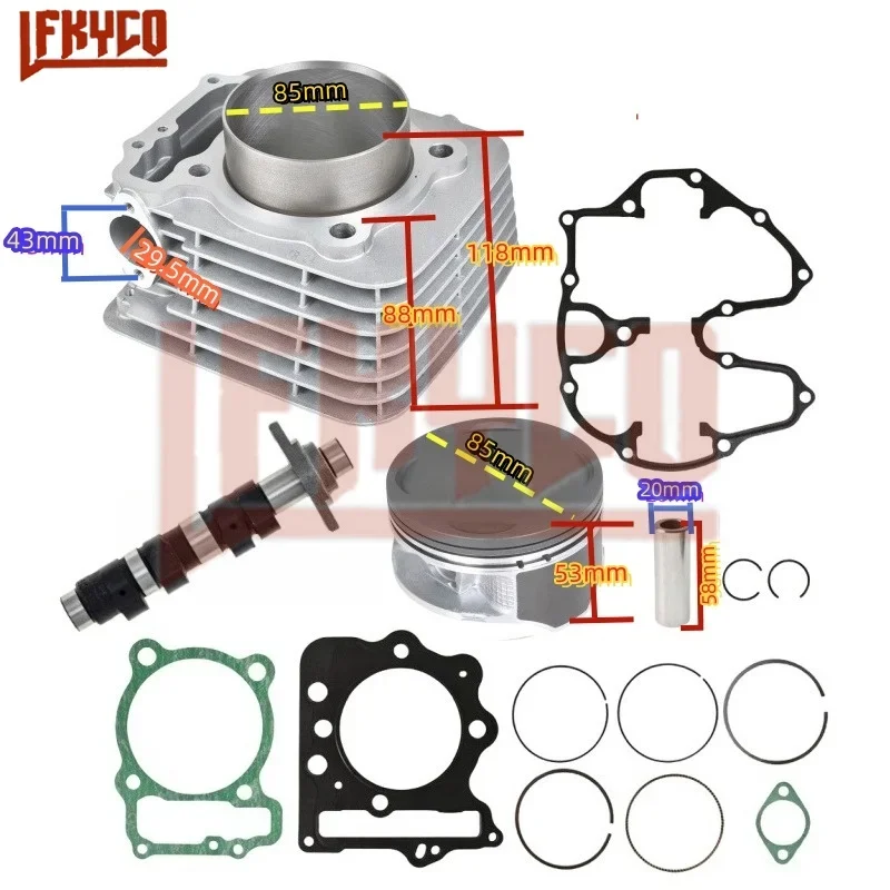 Motorcycle-Accessory-85mm-Engine-Part-Cylinder-Kit-400CC-Motor-for ...
