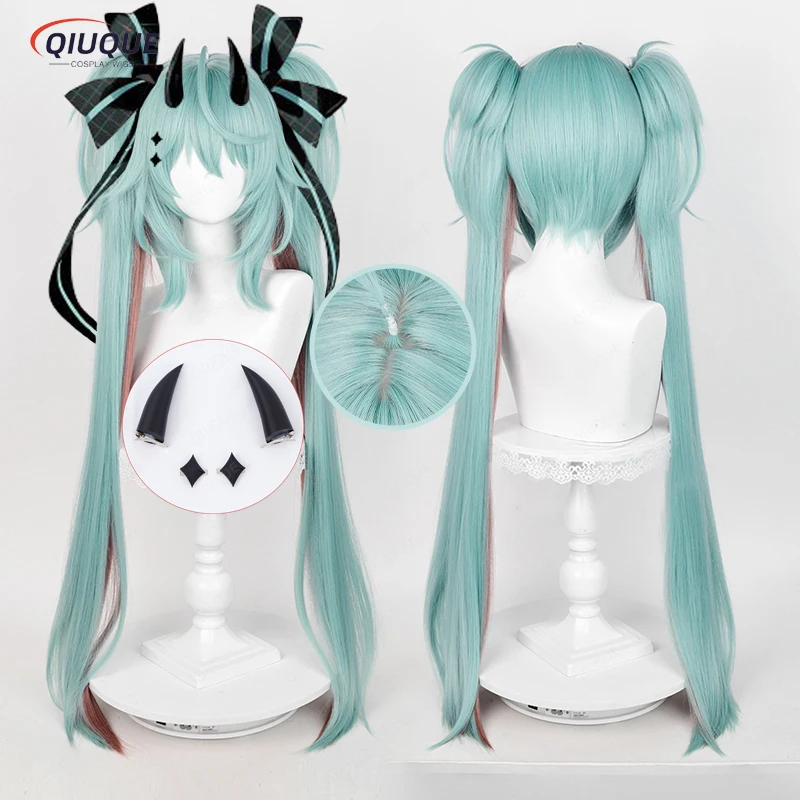 Anime Miku Rascal Cosplay Wig Miku x Rascal 2023 Long Ponytails Heat ...