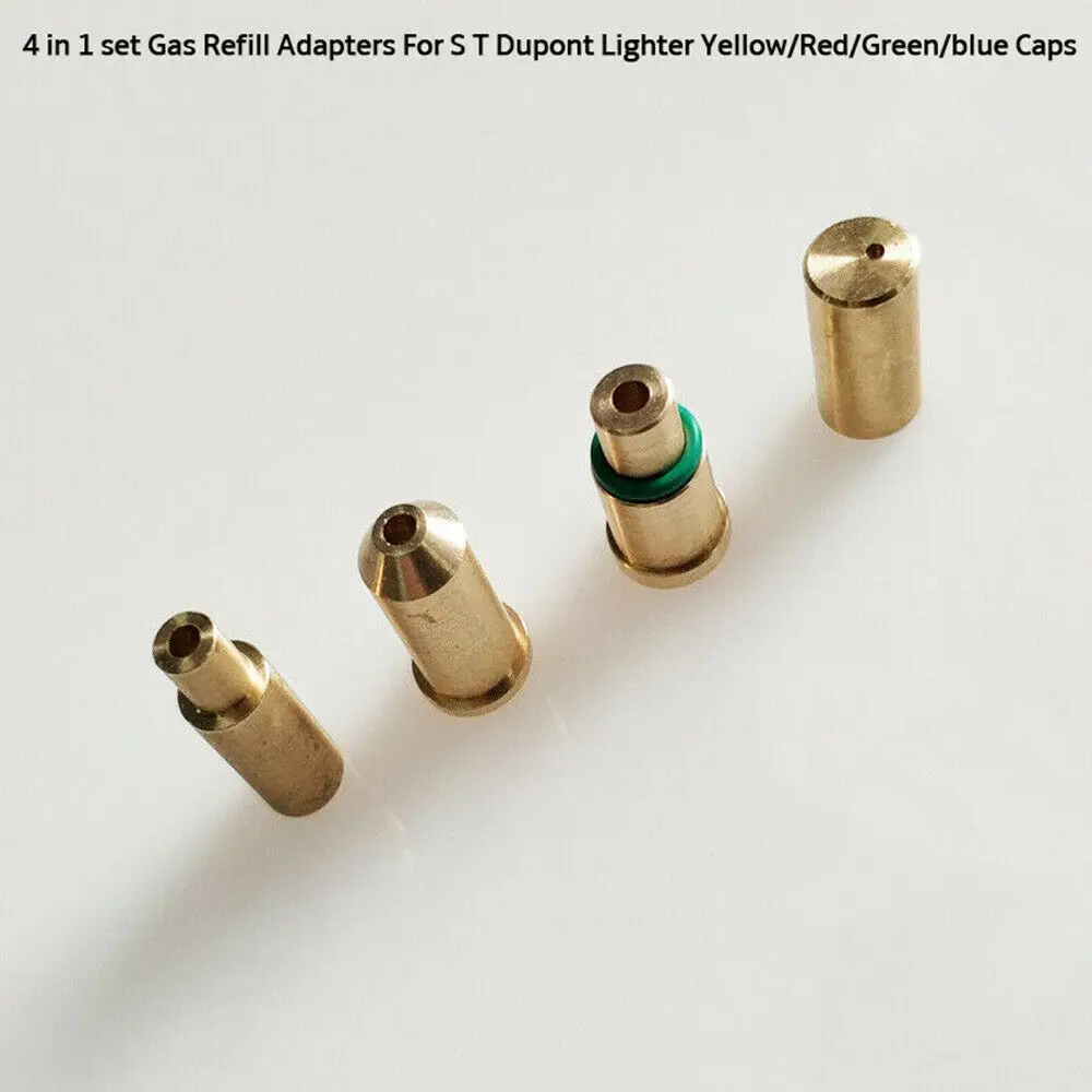 4pcs-Set-Reusable-Copper-Nozzle-Refillable-Gas-Adapter-For-Dupont-L1-L2 ...