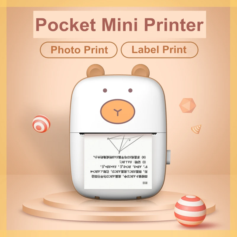HD-Meow-Mini-Label-Printer-Thermal-Portable-A8-Printers-Sticker ...