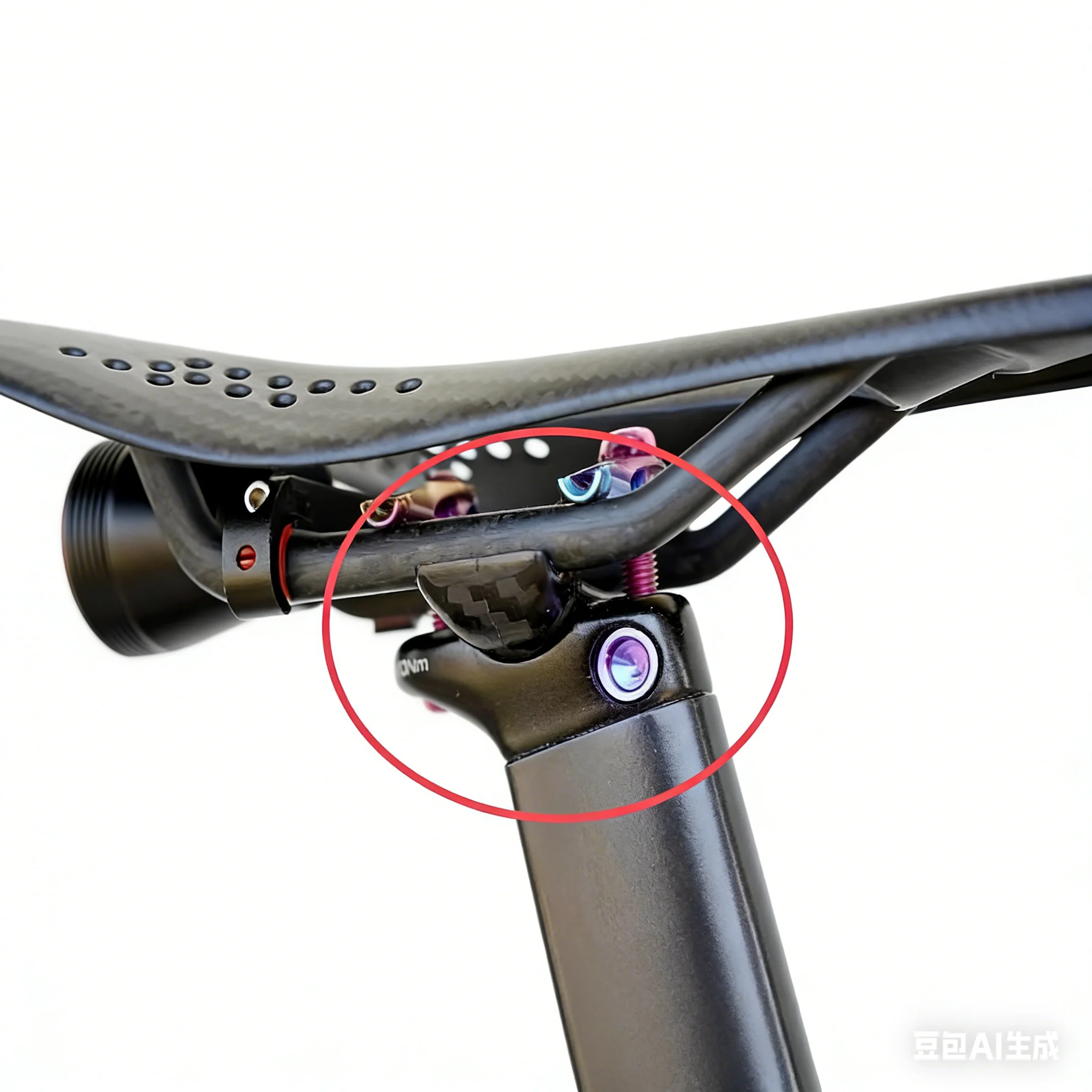 Save 55g: 1Set Titanium + Carbon Clamp + Titanium Screws For Giant TCR ...