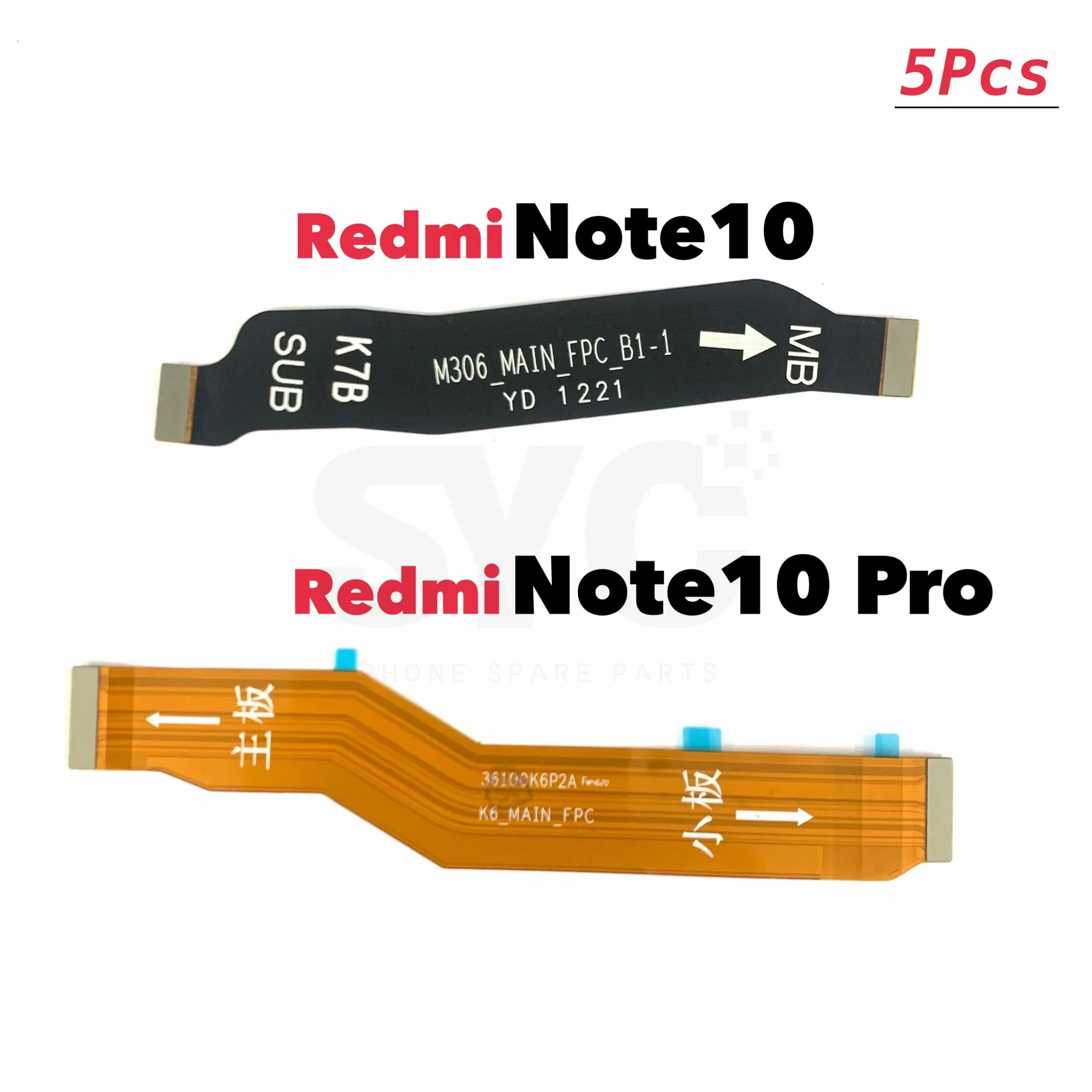 5Pcs-For-Xiaomi-Redmi-Note-10-Pro-10S-MainBoard-Connect-Ribbon-LCD ...