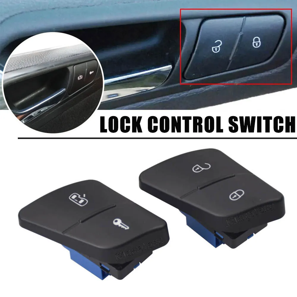 Cerradura Central de puerta lateral de coche, interruptor de desbloqueo ...
