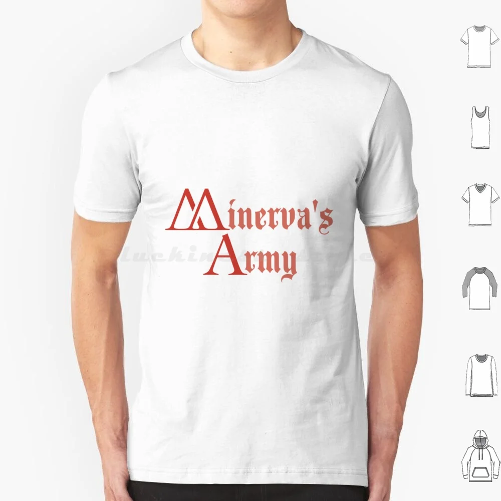 T-shirt de l'armée de Minerva, grande taille, 100% coton, puits de sœur ...