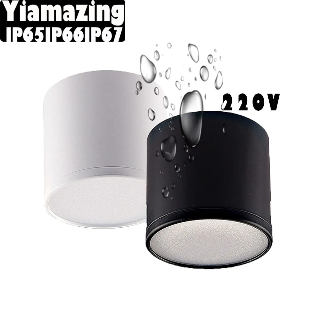 Surface-Mounted-220V-Outdoor-Waterproof-LED-Downlight-IP65-Kitchen-5W ...