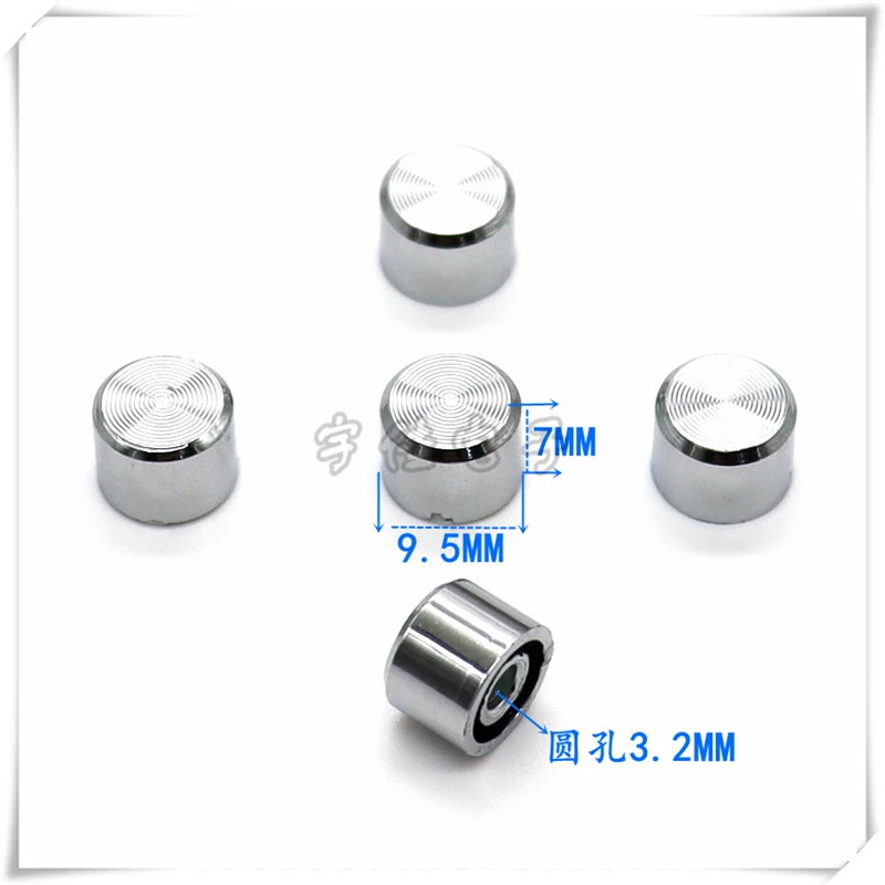 10PCS 9.5*7MM Silver Sun Pattern Button Cap Light Touch Switch Cap ...