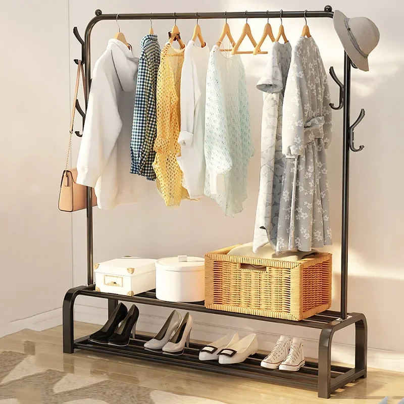 Modern-Metal-Clothing-Purse-Rack-Stand-Boutique-Bedroom-Floor-Laundry ...
