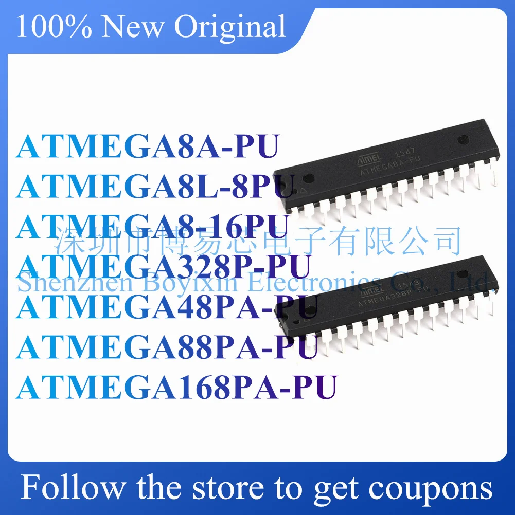 NEW-ATMEGA8A-PU-ATMEGA8L-8PU-ATMEGA8-16PU-ATMEGA328P-PU-ATMEGA48PA-PU-ATMEGA88PA-PU-ATMEGA168PA ...