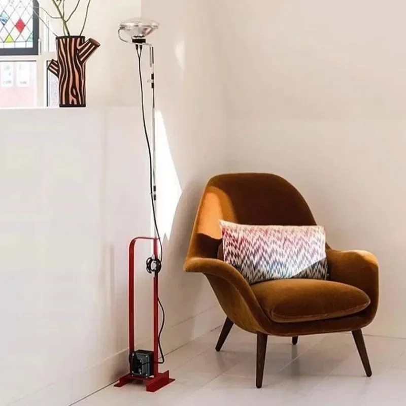 Toio Floor Lamp Replica – Industrial Design Classic by Castiglioni Brothers, Adjustable ...