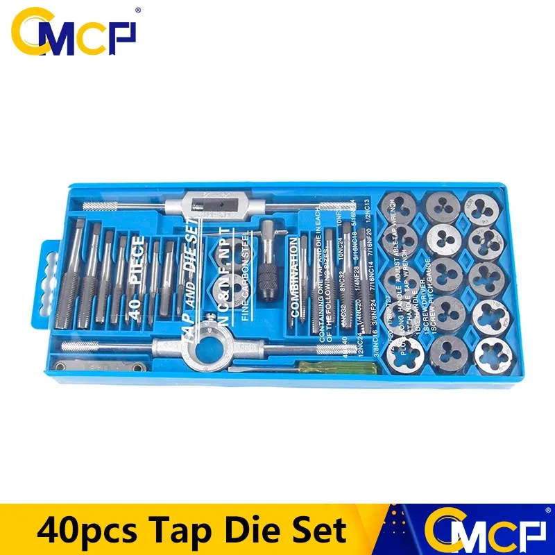 Hand-Tools-40pcs-Hand-Tap-And-Die-Set-For-Metal-Working-Handle ...