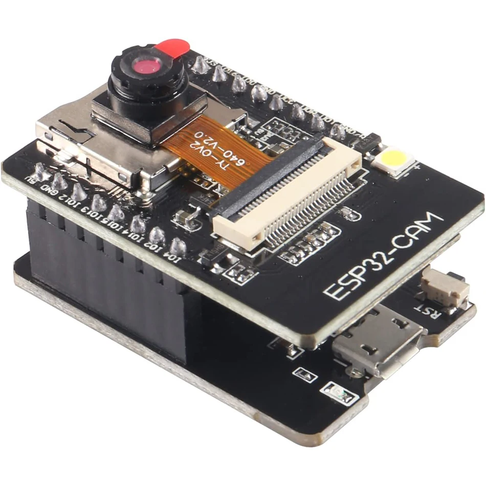 ESP32 CAM Camera Module Development Board WiFi Bluetooth OV2640 2MP Camera Micro USB to Serial ...