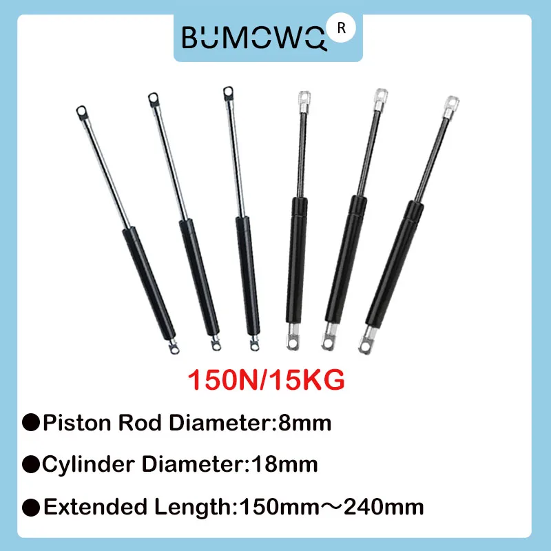 1PC-150mm-240mm-15kg-150N-Furniture-Gas-Spring-Hinges-Kitchen-Cupboard ...