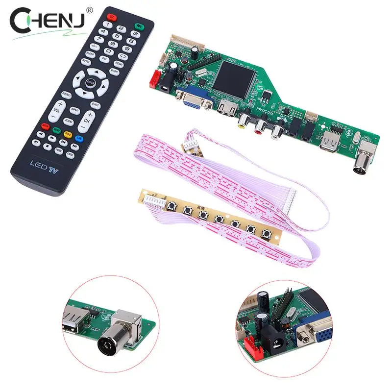 1Set TV Drive Board RR52C.03A TV Controller Driver Board Digital Signal ...