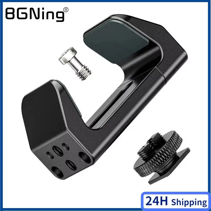 Universal Mobile Power Bank Clamp with Cold Shoe Mount for Camera Cage ...
