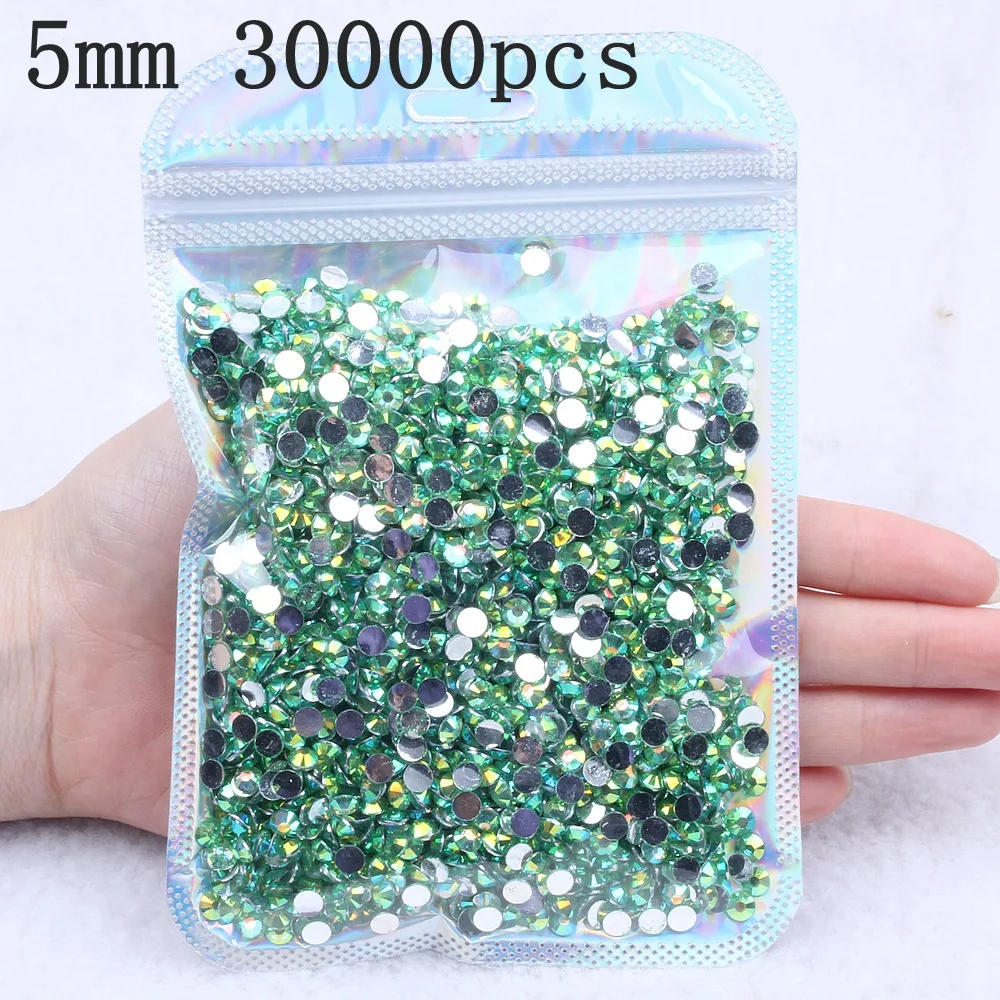 Стразы AB смола 2-6 мм 50г/100г | AliExpress